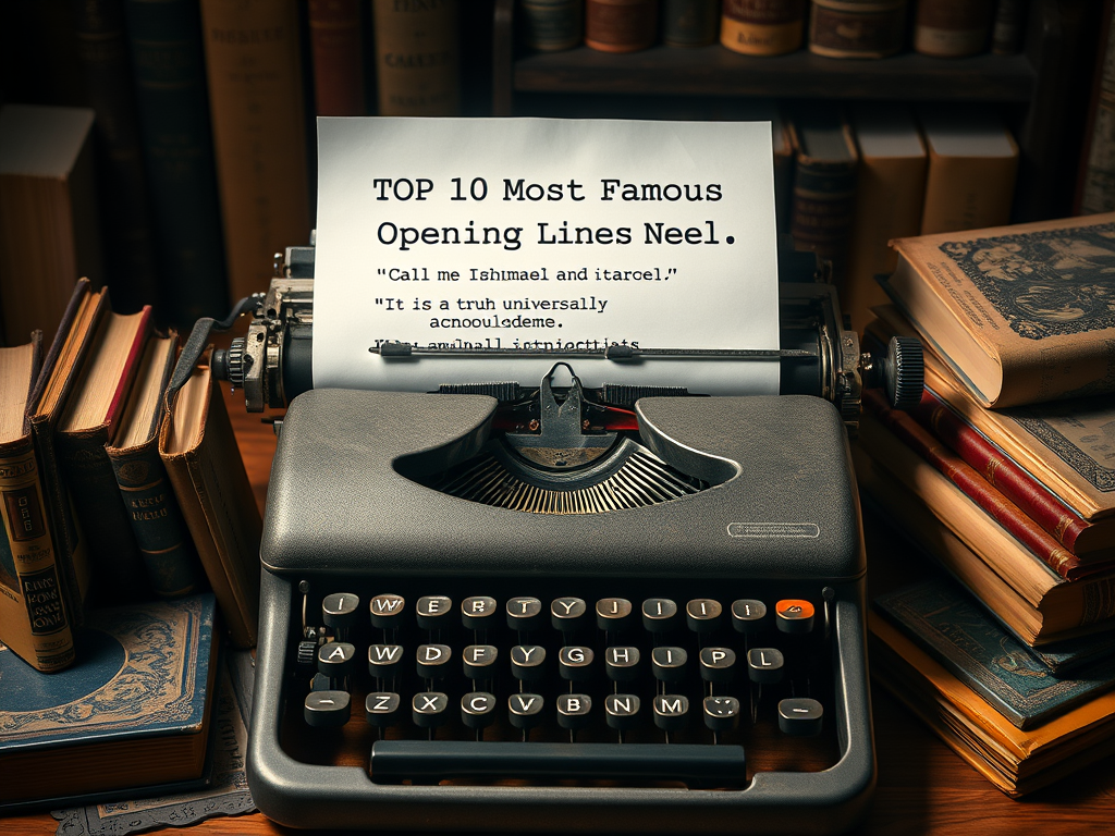 Top 10 Most Famous Opening Lines in Novels (and Why They Work ...
